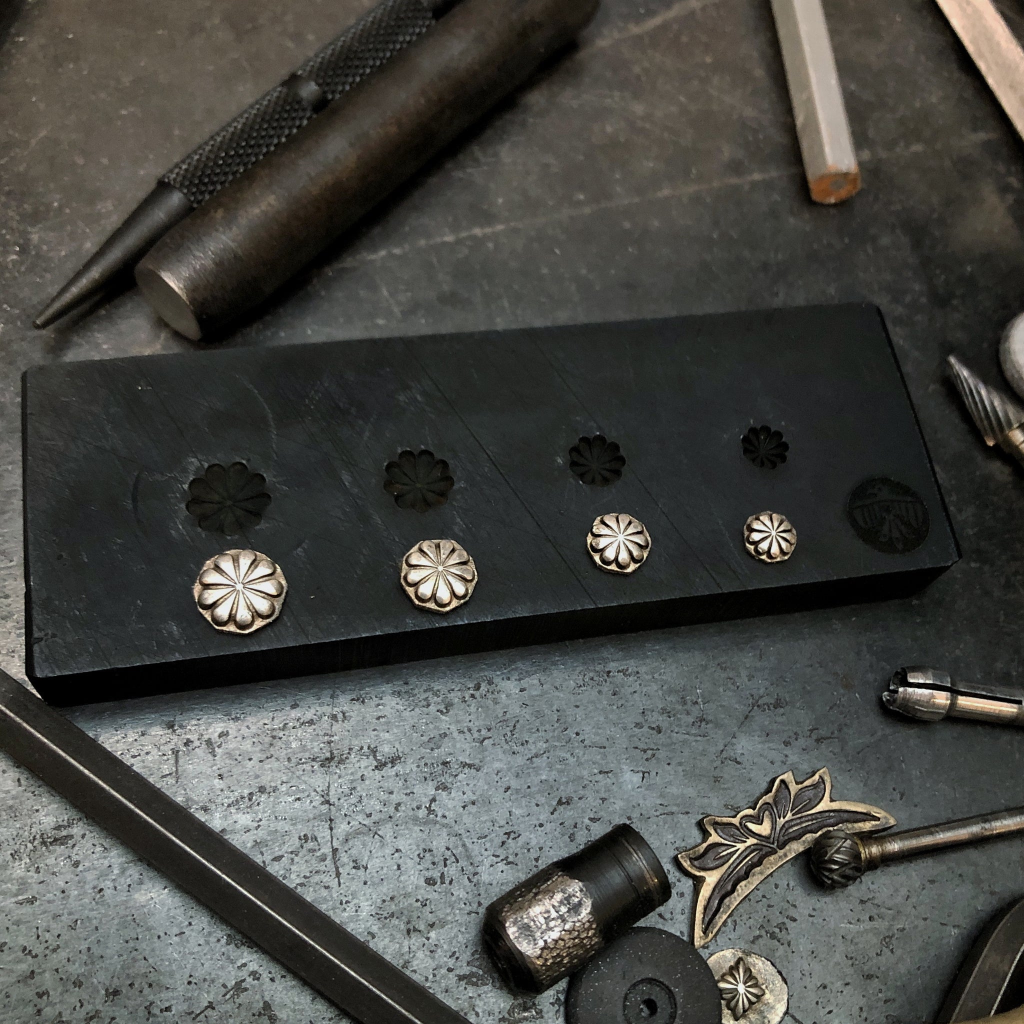 Shot Plates – Silver Lining Metal Stamps